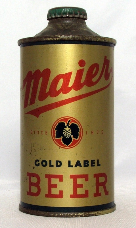 Maier Gold Label Beer - Steel Canvas