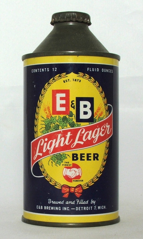 E & B Light Lager - Steel Canvas