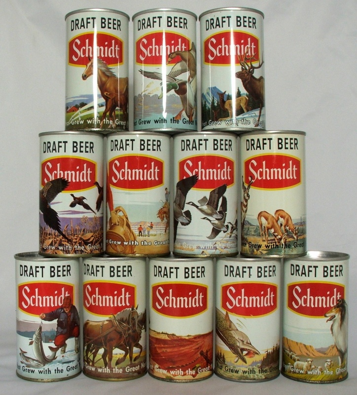 Schmidt Draft (Set of 12 cans) - Steel Canvas